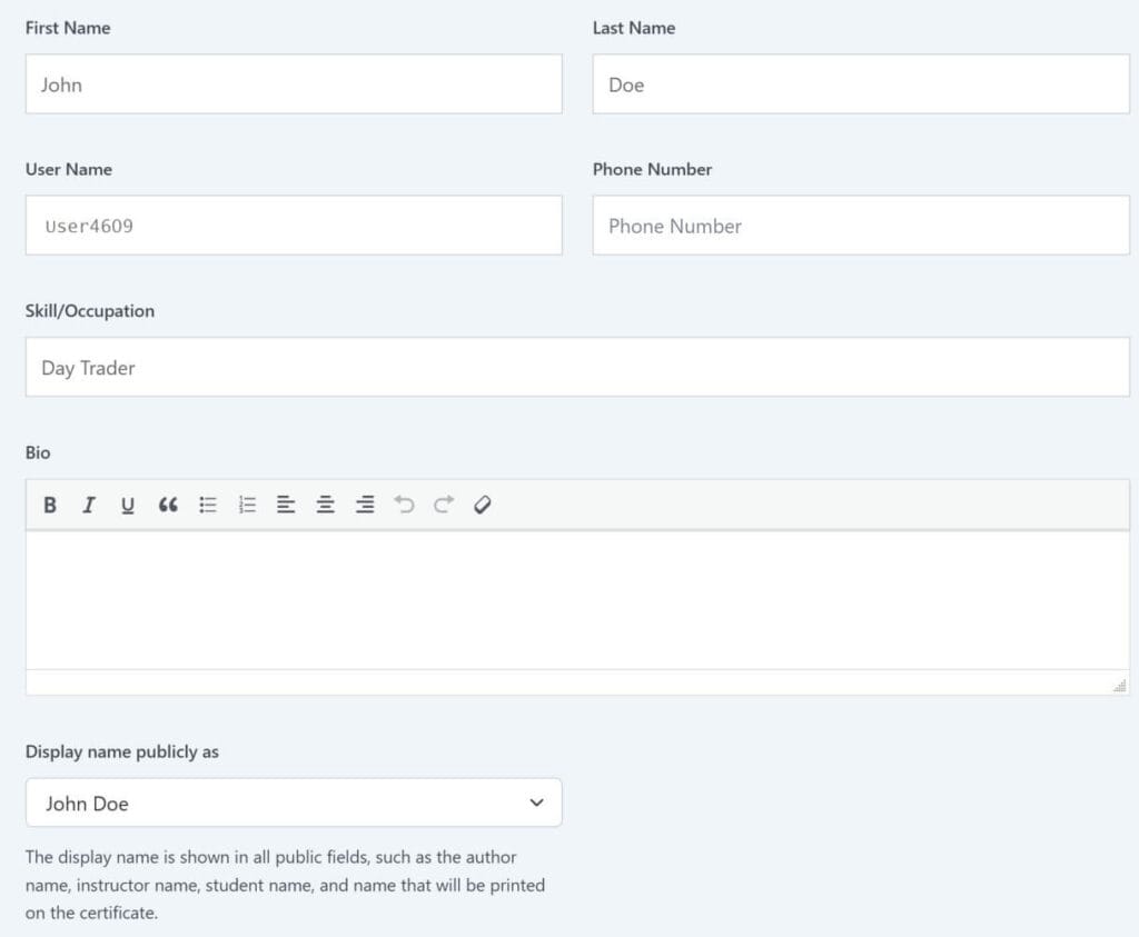 How to complete my account profile? | Van Tharp Institute